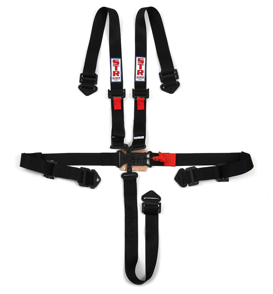 Ninja Harness 2" Wide | 5-Point Safety Belt - Black