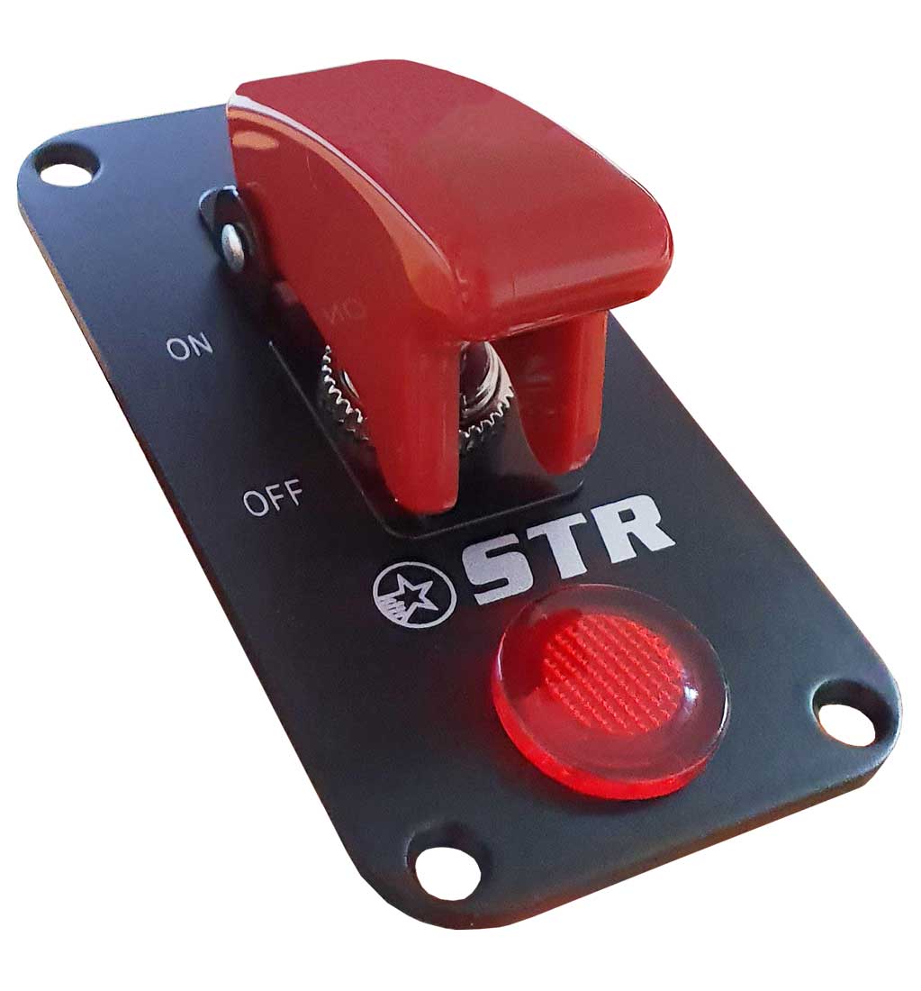Single Flip Switch Panel with LED Indicator Light