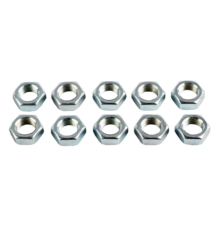 5/16" Left Hand Threaded Half Nut | Zinc Plated