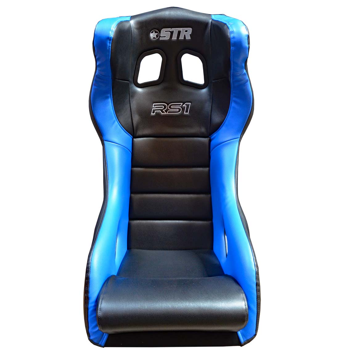 Black/Blue Leather PVC 2029 FIA Approved Race Seat
