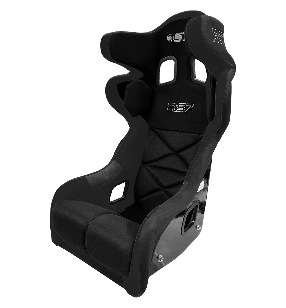 Black RS7 FIA 8855-1999 Approved Race Seat - GRP Shell (2028) STR ...