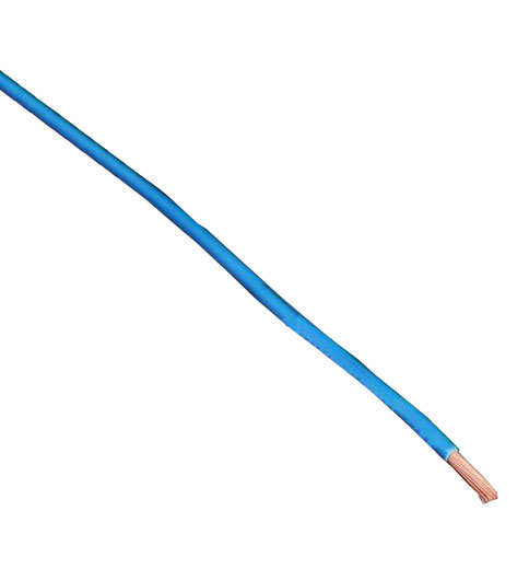 10 Meters of Single Core Auto Wiring Cable 28/030 17.5A Blue